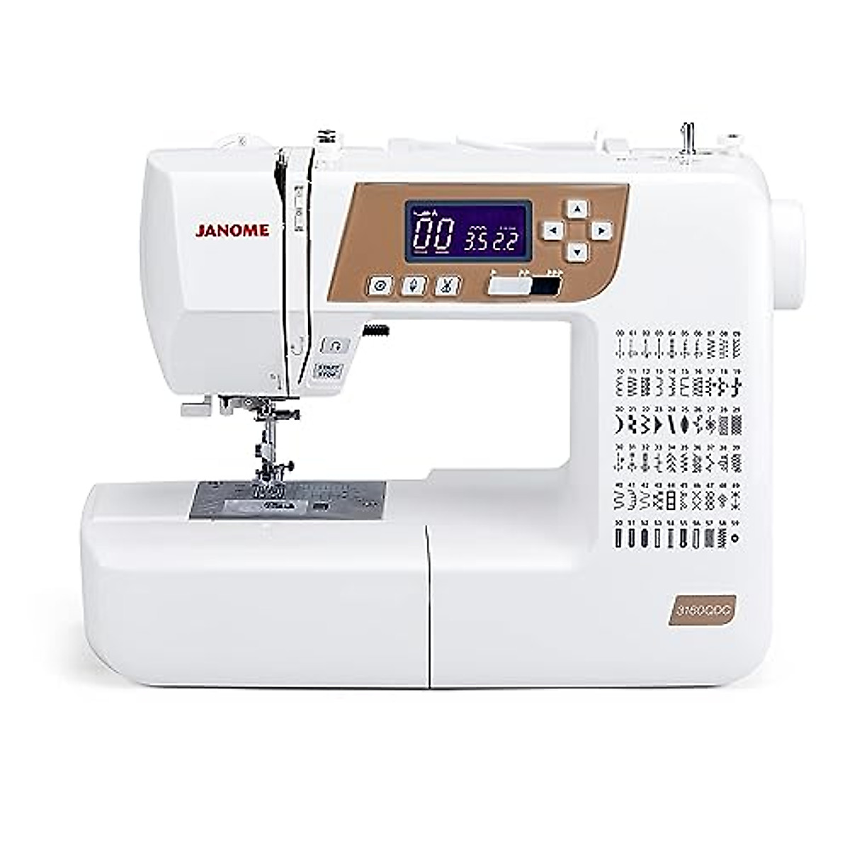Janome 3160QDC-T Computerized Quilting and Sewing Machine with Bonus Quilt Kit
