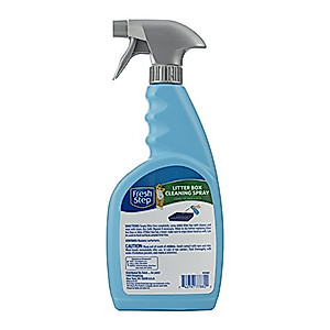 Fresh Step Cat Litter Box Cleaning Spray | Removes Tough Urine Odors | Cat Litter Box Deodorizer | Easy to Use Urine Odor Remover Spray, 24 Ounces