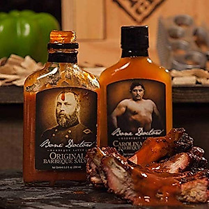 Man Crates Grill Master Crate with Wood Chips, Smoker Box, Sauce and Tenderizer – Great Gifts for Men