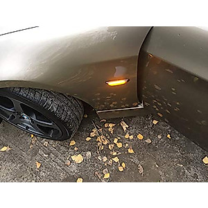 csslyzl Dynamic Amber LED Side Marker Light Sequential Blinker Turn Signal Lamp Assembly Replacement For BMW E82 E87 E90 E91 E92 E93 E60 E46 E83 X3 E53 X5 335i 328i 330i