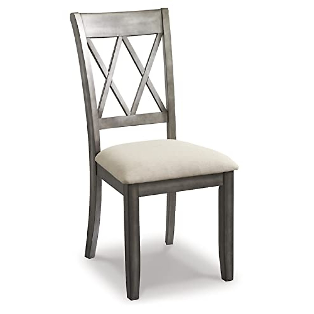 Signature Design by Ashley Curranberry Casual Upholstered Dining Chair, 2 Count, Gray