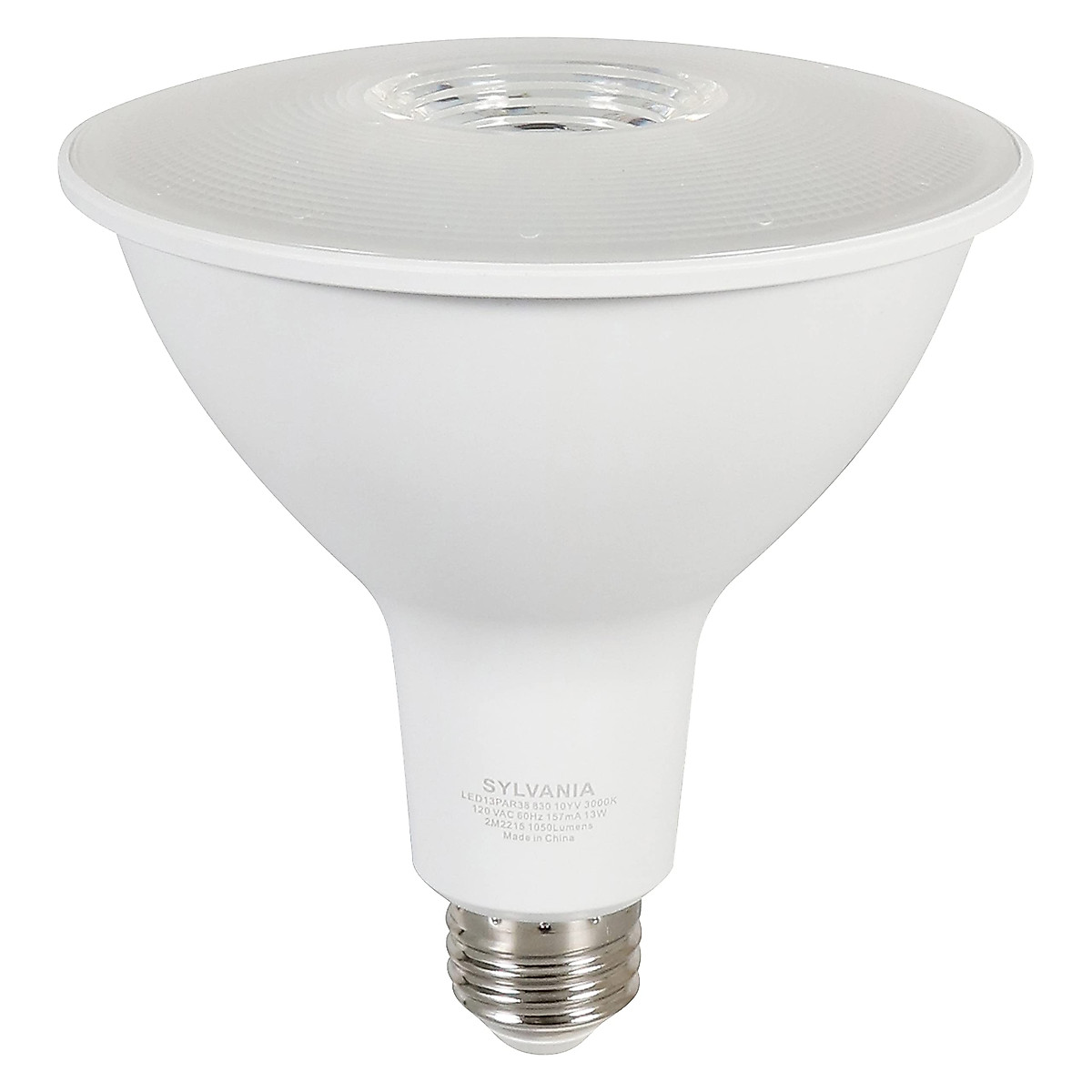 SYLVANIA LED PAR38 Light Bulb, 90W = 13W, 10 Year, Non-Dimmable, 1050 Lumens, Wet Rated, Energy Star, 3000K, White - 2 Pack (79276)