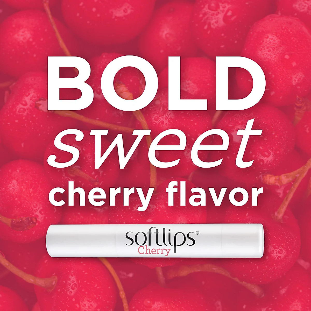 Softlips Lip Protectant/Sunscreen, Value Pack, Cherry, Twinpack