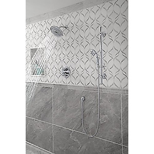 DELTA FAUCET T27897, Chrome Cassidy Traditional Monitor 17 Series Valve Trim with 3-Setting Integrated Diverter