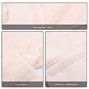 KUFUNG Hand Towel Cool Soft, Fluffy, and Absorbent, Premium Quality Perfect for Daily Use 100% Cotton Towel (Beige, 13.4X29)