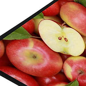 ZHIMI Kitchen Rug Floor Mat Anti Fatigue Runner Carpet Non-Slip ﻿Red Green Laundry Rug Home Decor Rectangle Entryway Long Mat 39 x 20 Inch