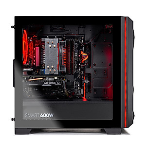 Skytech Gaming Chronos Mini Gaming PC Desktop – Intel Core i3 10100F 3.6 GHz, GTX 1650, 500GB SSD, 16G DDR4 3200, 600W Gold PSU, AC Wi-Fi, Windows 10 Home 64-bit,Black