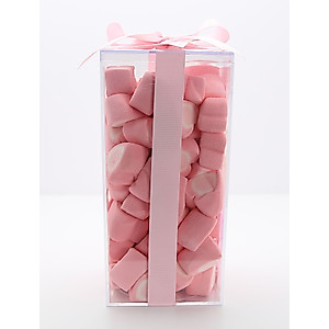 Clear Rigid Plastic Case (4"L X 4"W X 8"H) - 4 Cases Per Pack