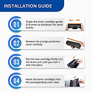 TN760 Toner Cartridge Replacement Compatible for Brother TN760 TN-760 TN 760 730 TN-730 for MFC-L2710DW HL-L2370DW HL-L2395DW HL-L2350DW MFC-L2750DW DCP-L2550DW Printer (Black, 2-Pack)