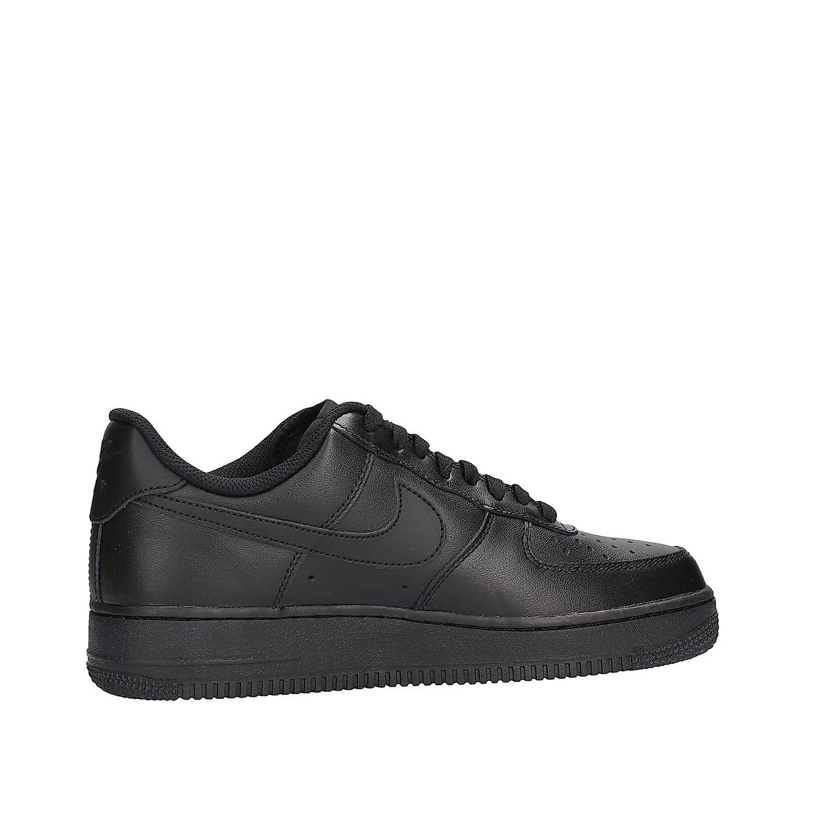 Nike Men?s Air Force 1 Low Sneaker, Black/Black, 8.5