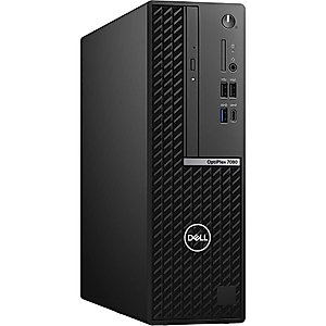 Dell OptiPlex 7080 Small Form Factor Desktop Computer - 2.9 GHz Intel Core i7 8-Core (10th Gen) - 512GB SSD - 16GB - WiFi - Windows 10 pro