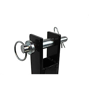 Standard 3-Point Hitch Adapter for Trailers & Farm Equipment with Category 1 Pins & 2" Hitch Receiver