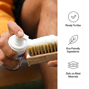 Jason Markk Read-To-Use Foam, Shoe Cleaner, Sneaker Care, Ideal for Footwear, Safe for Leather, Suede, Nubuck, Cotton, Knits, 7oz