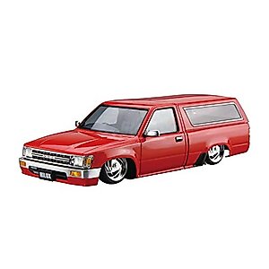 Aoshima Bunka Kyozai 1/24 The Model Car Series No.59 Toyota YN86 Hilux New Old School 1995 Model Car