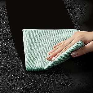 defutay Nanoscale Cleaning Cloth,Softer Highly Absorbent Cleaning Cloths for Window, Glass,Homes,Kitchens and Cars