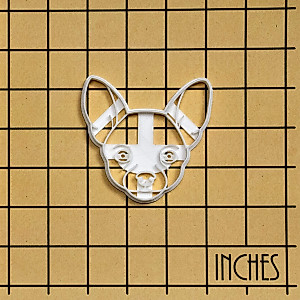 Chihuahua Face cookie cutter, 1 piece - Bakerlogy