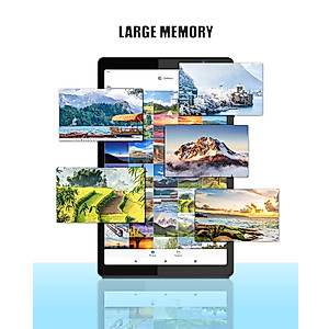 BAKEN Tablet 10 inch Android Tablets, Android 12 Tablet Quad Core Processor (2+2) 4GB RAM 32GB ROM, 1TB Expandable Tablet Computer, 6000mAh Battery, 1280 * 800 IPS Screen, Bluetooth, WiFi (Gray)