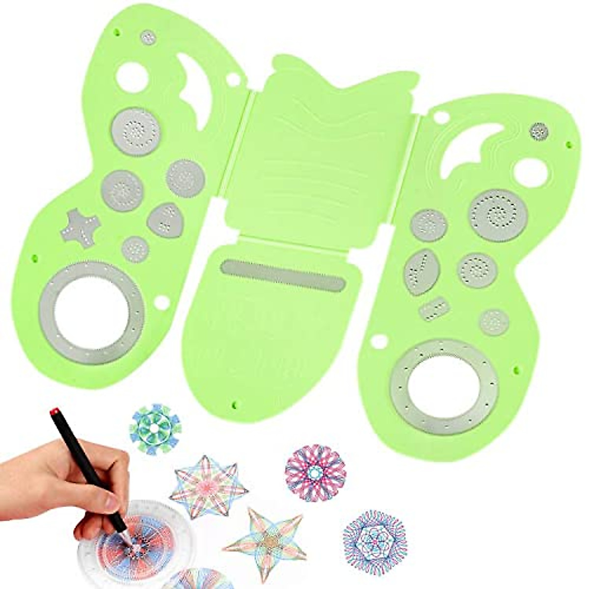 BoxLegend Clothes Folder Arts and Craft Drawing kit for Kids with Original Deluxe Set (Green)