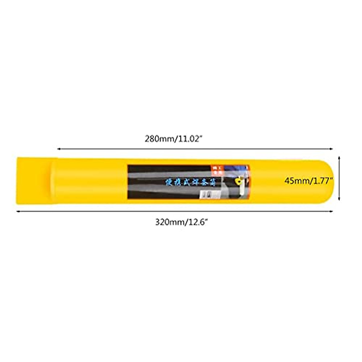 WANGFUFU Welding Rod Bag Tool Waist Electrode Holder Weld Electrode Rod Storage Hanging Tube Container Hold Bottle for Welders Welding Rod Container Holder