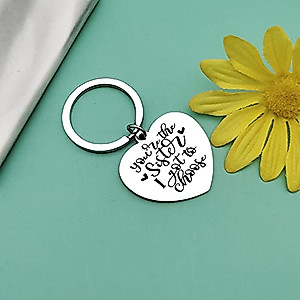 To My Sister Keychain Gift Sister Gift from Sister Friendship Gifts for Girl Her Best Friend Gift Birthday Keyring for Big Sister Little Sister Graduation Gift from Brother Christmas Jewelry