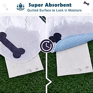 Washable Pee Pads for Dogs, 2 Pack Reusable Puppy Training Pads, Durable and Absorbent Whelping Pads, Waterproof Pet Training Pads