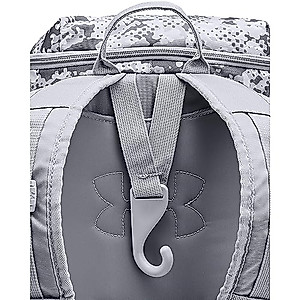 Under Armour Unisex-Adult Utility Baseball Backpack Print, (036) Steel / / Metallic Gold, One Size Fits All