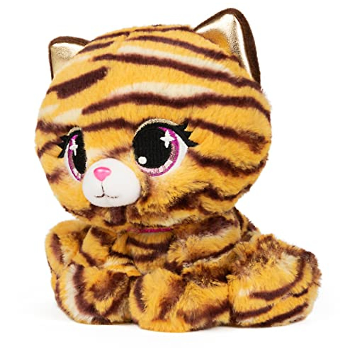 GUND P.Lushes Designer Fashion Pets Rebeca O’Roar Tiger Premium Stuffed Animal, Orange/Brown, 6”