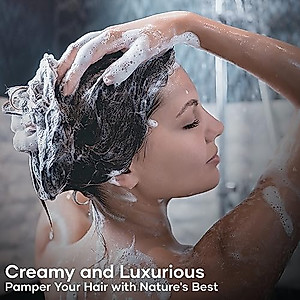 SOULSPA PURE Biotin Shampoo and Conditioner Set with Keratin - Advanced Anti-Thinning, Hair Growth & Repair Formula - Soothes Scalp, with Tea Tree Oil & DHT Blockers - for Men & Women - 16 fl oz each