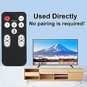 RE15031 Remote Control Compatible with Polk Audio Soundbar 6500BT 6500 6000 5000 3000 2000 4000 9000 SB5000IHT 6000 5000IHT 3000IHT 3000 ONE Step IHT3000 Replacement Controller with Batteries