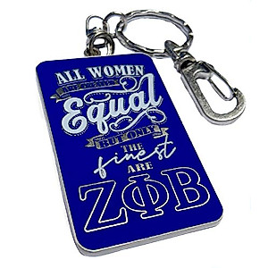 BBGreek Zeta Phi Beta Sorority Paraphernalia - Only The Finest - Keychain Gifts - Official licensed Vendor