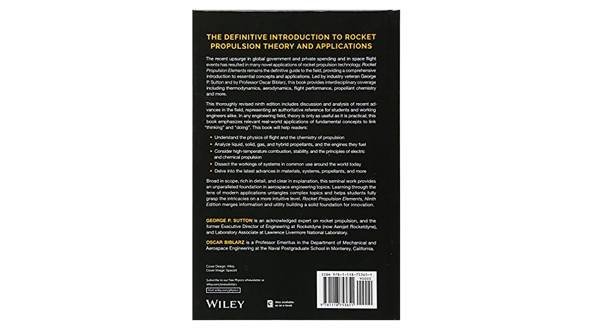 Rocket Propulsion Elements - Comprehensive Guide