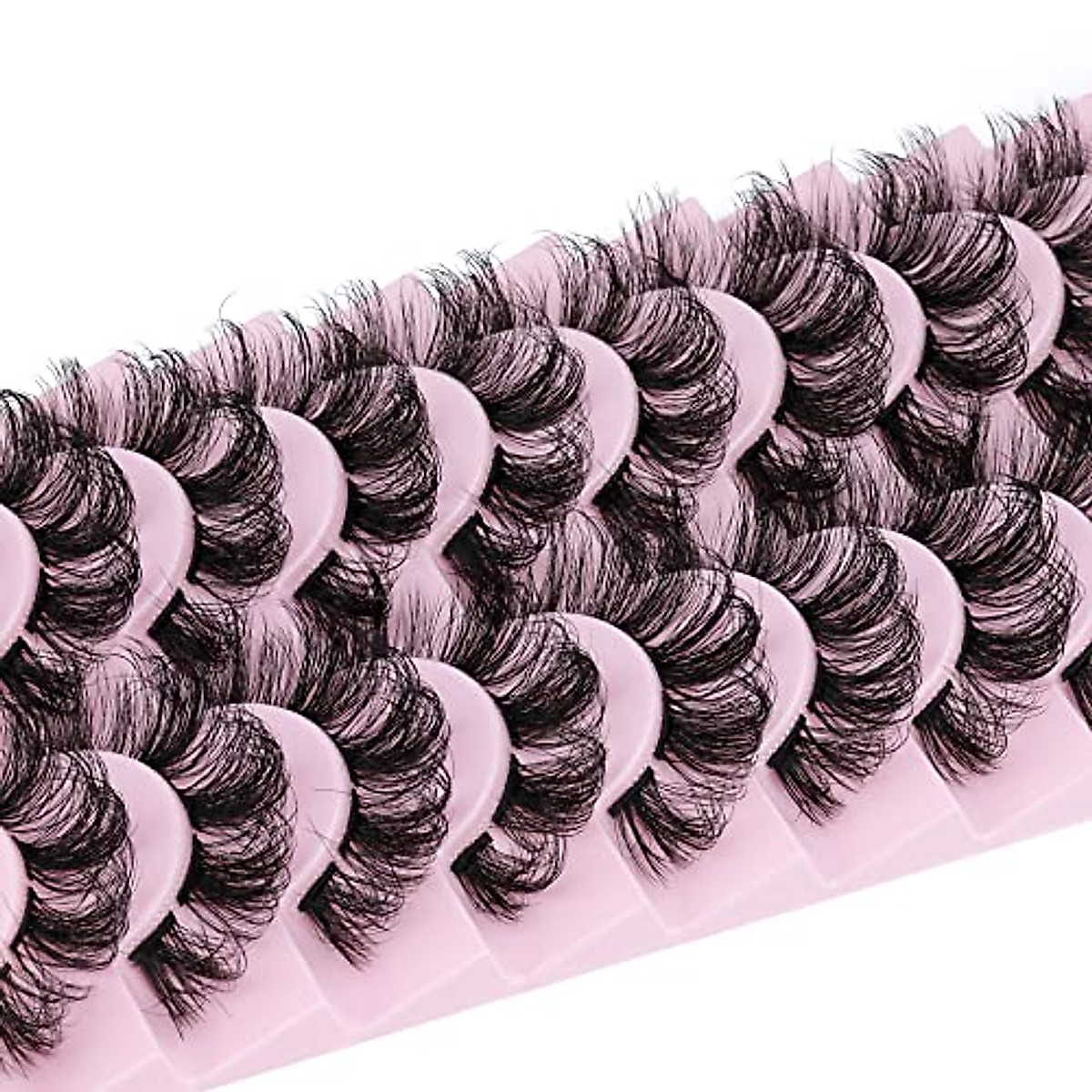 Lash Clusters D Curl Individual Cluster Lashes 100 pcs Fluffy Wispy Mink Lashes Extensions False Eyelashes DIY Lash Pack by EYDEVRO