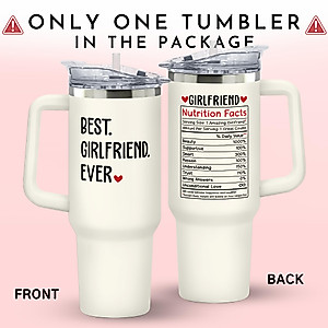 Gifts for Girlfriend - Gifts for Her, Girlfriend Gifts for Women, Couple Gifts - Anniversary, Christmas, Birthday Gifts for Girlfriend - I Love You Gifts for Her, Gift for Girlfriend - 40 Oz Tumbler