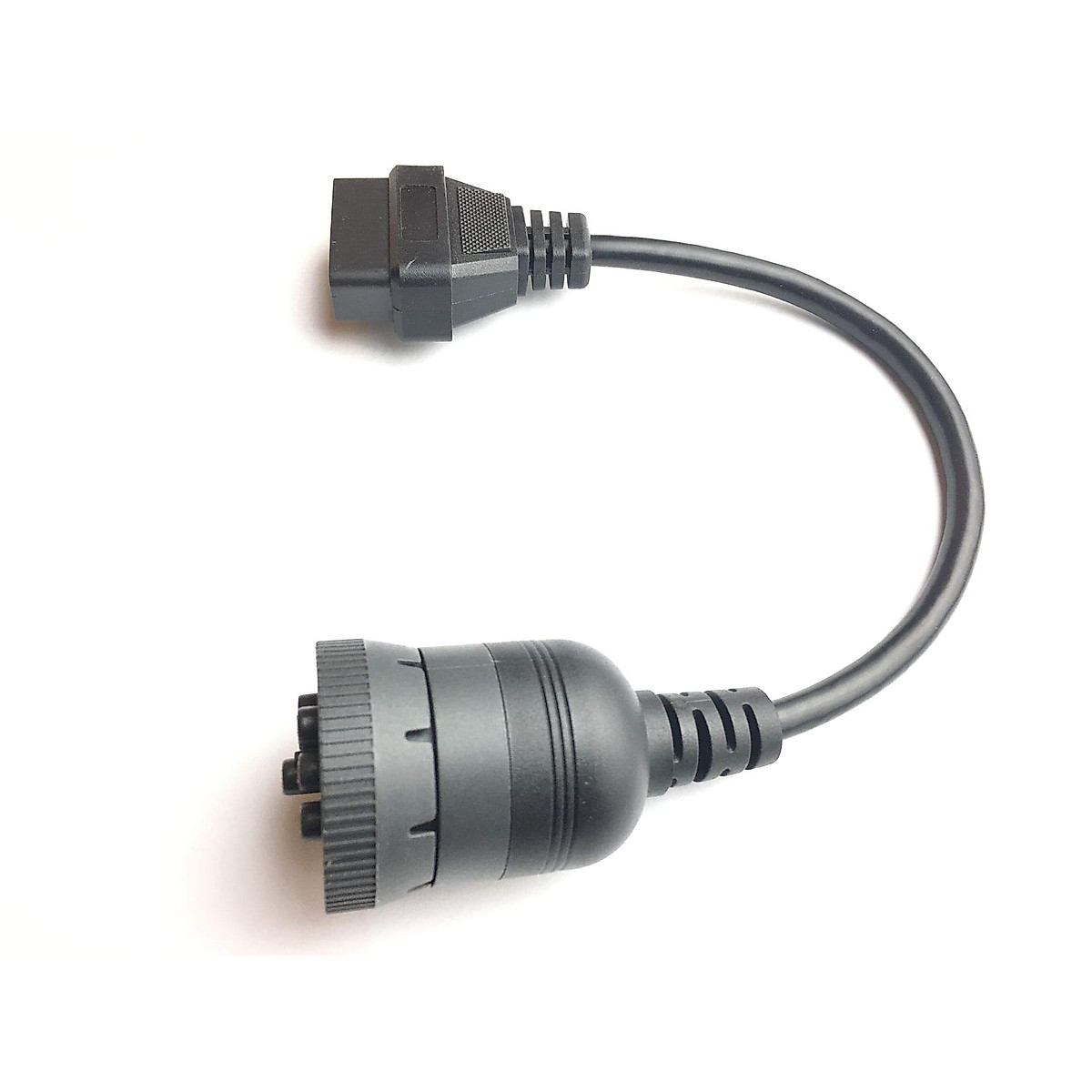 Type 1 J1939 9pin to OBD2 Cable Black J1939 to obdii Female Adapter for Truck