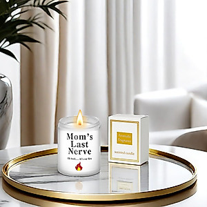 Gifts for Mom from Daughter & Son - Perfect for Mothers Day, Birthday Gifts, or as a Gift for Wife - Relaxing Scented Candle - Unique Presents & Tokens of Love, 8oz Lavender Candle Stocking Stuffers