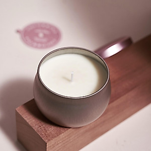 COCORRÍNA Scented Candle Set - 4 Pack/ 3.8 Oz Clear Air/Clean Linen/Ocean Breeze/Black Forest - Christmas Gifts Set Aromatherapy Candles Gifts for Men Women