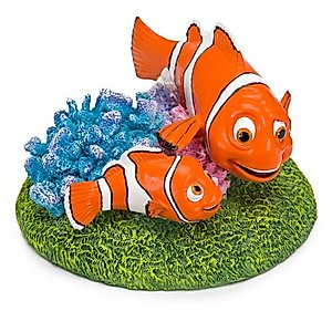 Penn-Plax Finding Nemo Resin Ornament, Nemo and Marlin, 6 Inch, Purple (NMR23)