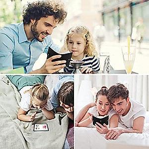 Protective Camera Case for Fujifilm Instax Mini 11 12 9 Instant Camera with Instax Mini Album, Photo Album for Fujifilm Instax Mini Camrea, PU Leather Bag Cover with Removable Adjustable Strap, Black