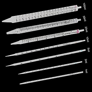 Adamas-Beta Serological Pipette,5mL Capacity,Standard Tip,Blue Striped,Individually Wrapped(Case of 50)