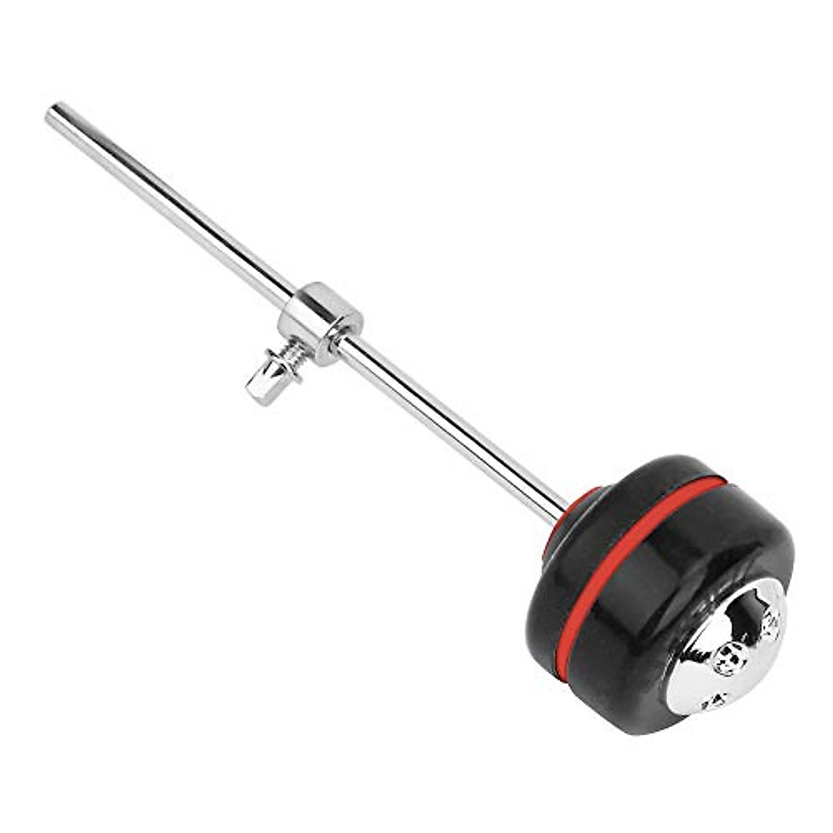 LetCart High-End Drumstick-Drum Beater Hammer Musical Instrument Accessories Metal + Silicone(黑色)