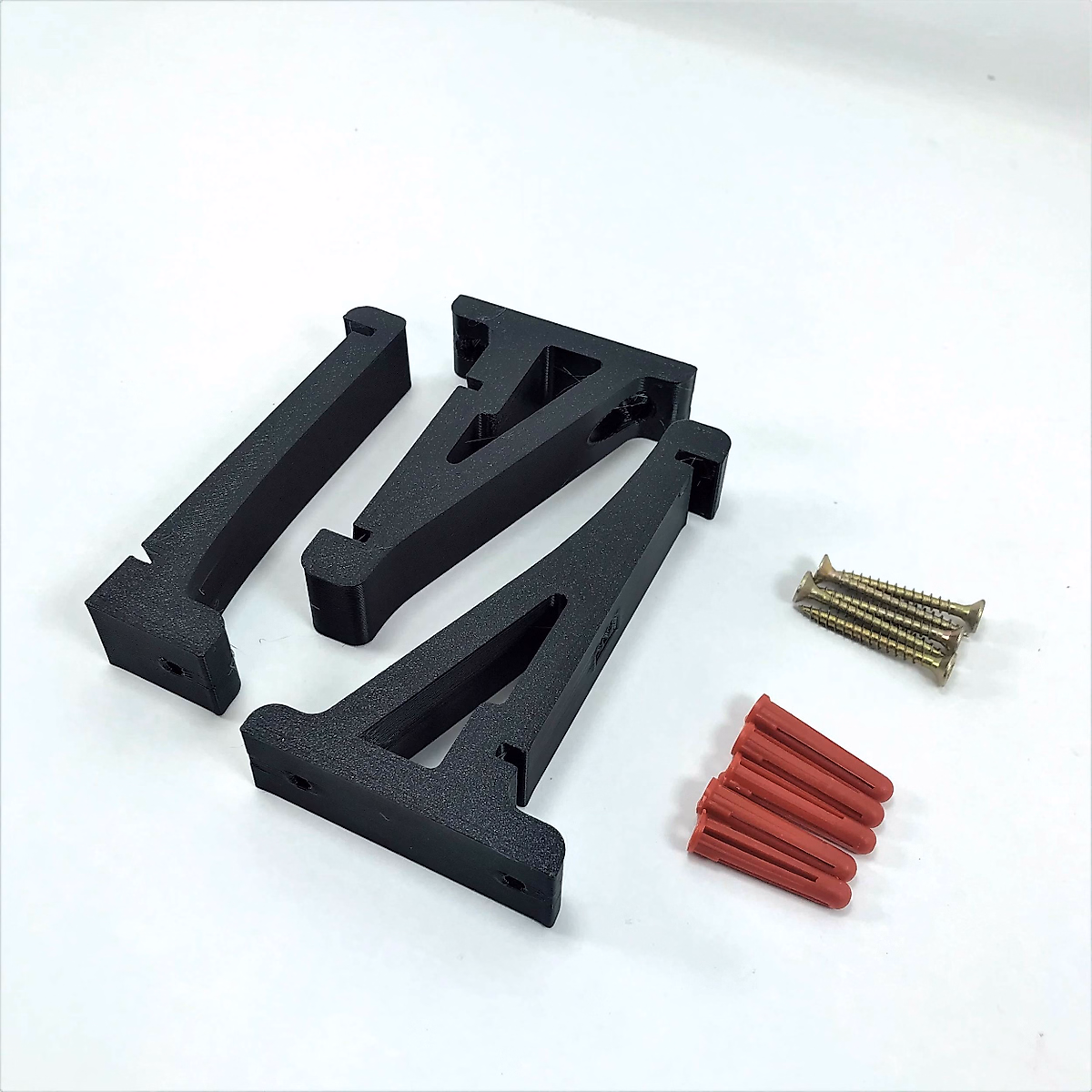 3D Cabin PS5 Wall Mount Wall Bracket Holder Stand for Play Station 5 Digital Triple Support Any Orientation Black Left