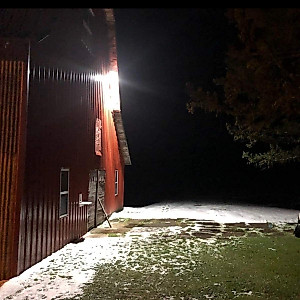 TERRASON LED Security Area Light 43 Watts - Barn Light Dusk to Dawn with Photocell - Ultra Bright Yard Light 5500 Lumens, 5000K, 400W Incandescent or 150W HID Light Equal