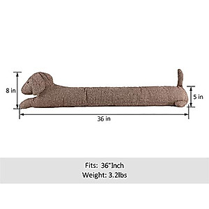 36 Inch Under Door Draft Stopper Heavy Duty,Door Draft Blocker Soundproof Energy Saver from Under Door by SWISSELITE