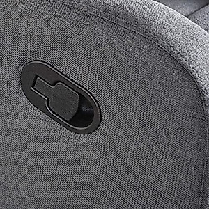 Christopher Knight Home Gaius Classic Fabric Recliner, Charcoal / Black