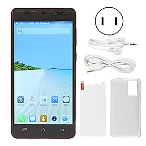 Unlocked Smartphone, Dual Camera 5.5 Inch Screen Cellphone 100-240V High Definition 8 Core for Calling (US Plug)