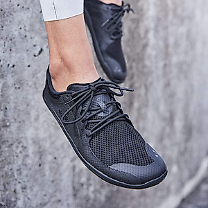 Vivobarefoot Women's Primus LITE Running Trainer Shoe, All Black, 38 D EU (7.5 US)
