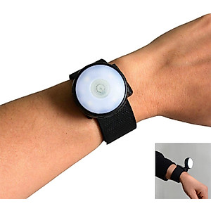 SUNDERPOWER Wrist Light LED Torch Rechargeable Clip Hands Free Flashlight for Backpack, Hat, Pocket, Jacket, Running, Jogging, Outdoor Adventure