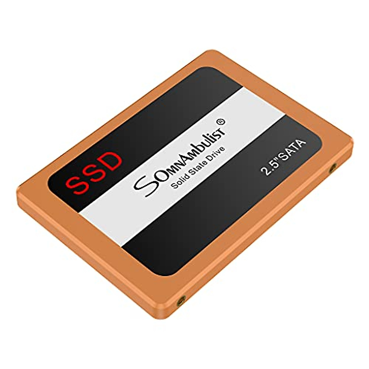 Somnambulist Hard Disk 2.5-inch Internal Solid State Drive for Laptop Desktop 960GB 2TB SSD Hard Drive (Orange-2TB)
