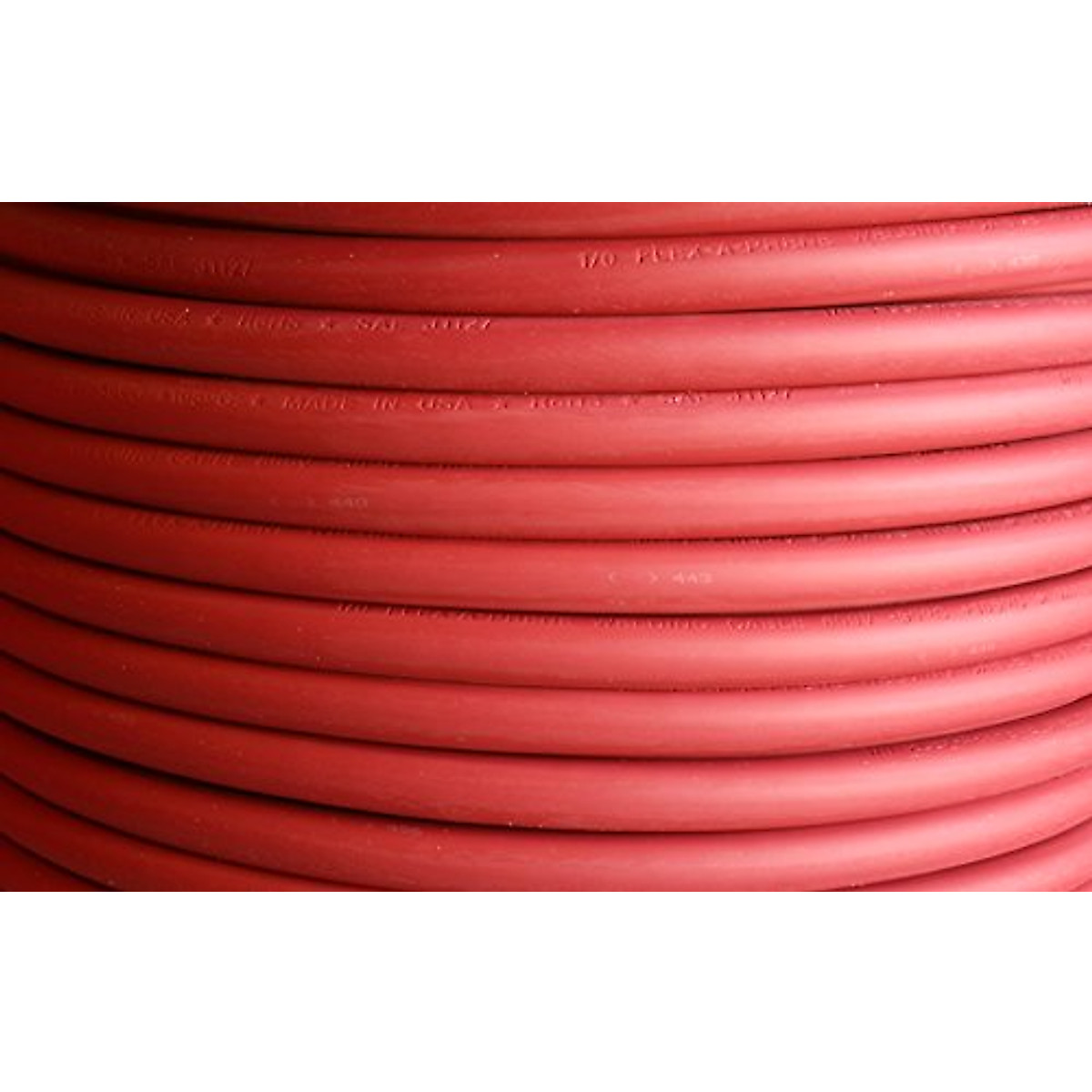 3/0 Gauge AWG - Flex-A-Prene - Welding/Battery Cable - Red - 600 V - Made in USA (10 FEET)