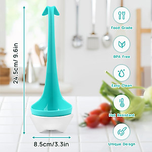 Whale Tail Soup Ladle - Cute & Funny Kitchen Gadget, Ideal for Cooking, Serving Soup, Stew, & Sauce - Versatile Tool with Food-Grade Material, Hook Tail Design & Ergonomic Handle